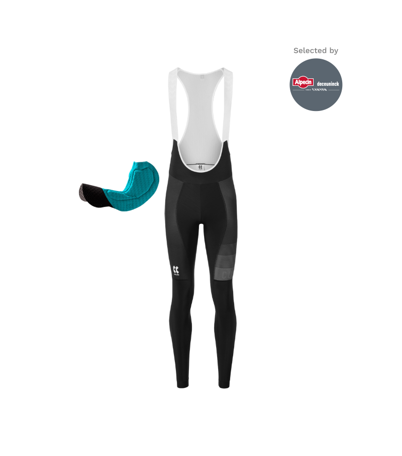 Kalas Bib tights ELITE 30 | ROUBAIX mens and youth Black — Cycolo